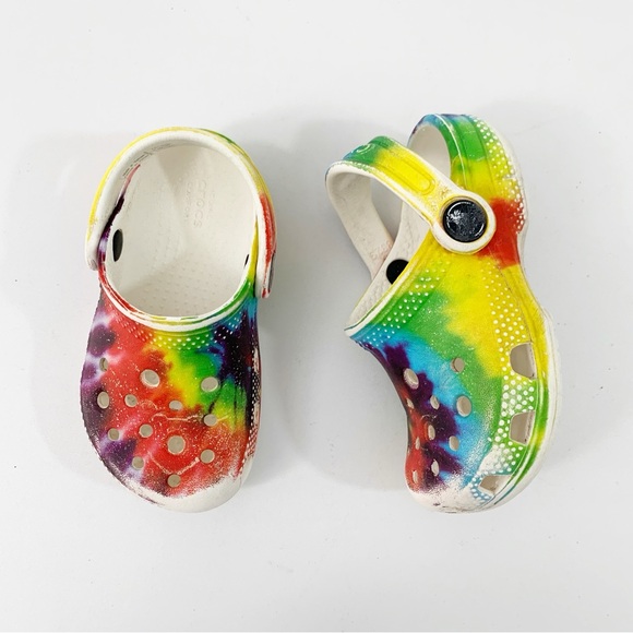 CROCS | Shoes | Crocs Multi Color Infant Toddler Classic Clogs 7 | Poshmark